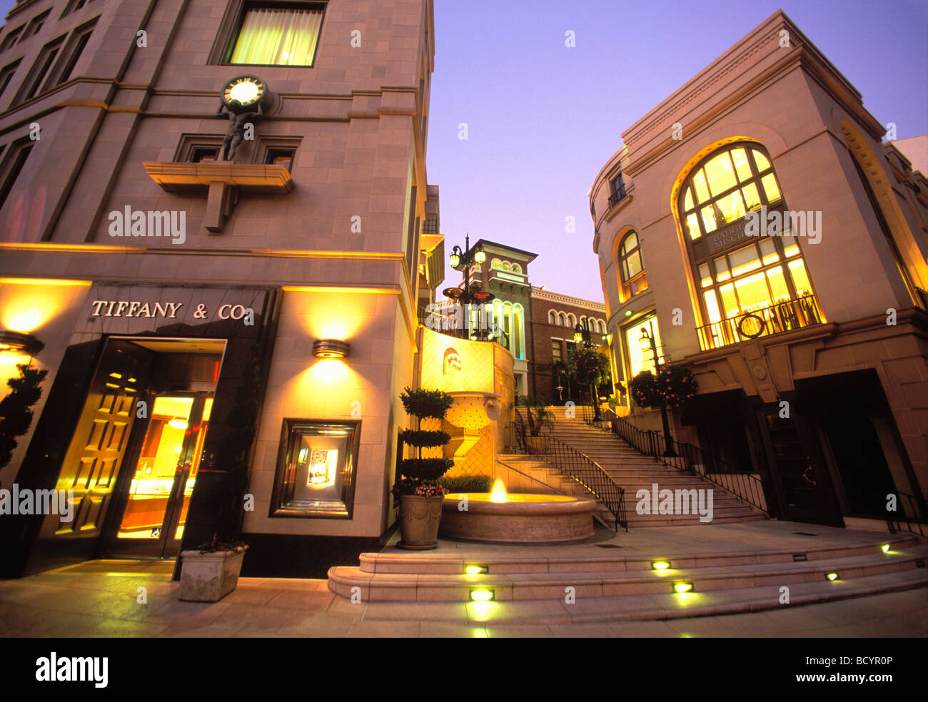 Beverly Hills, Via Rodeo, Rodeo Drive, California (LA Stock Photo - Alamy