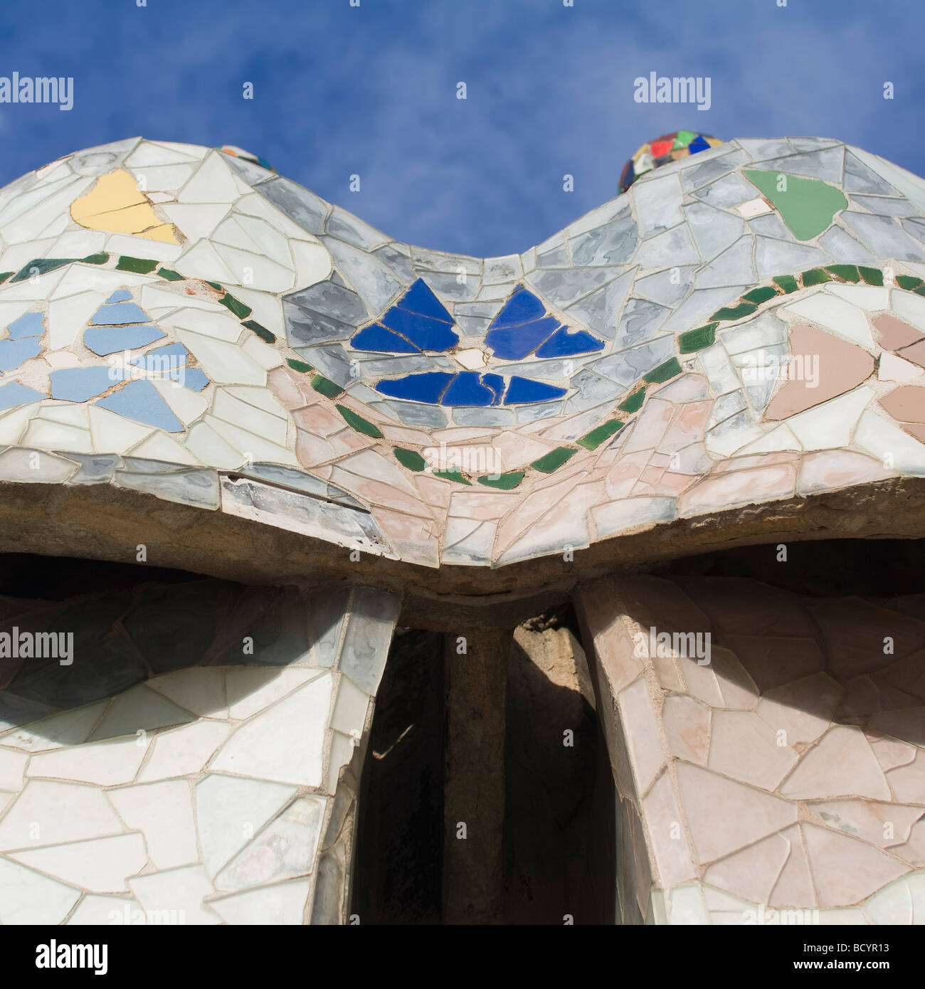 Casa Batlló Decoration on the terrace Antonio Gaudi Architect Eixample ...