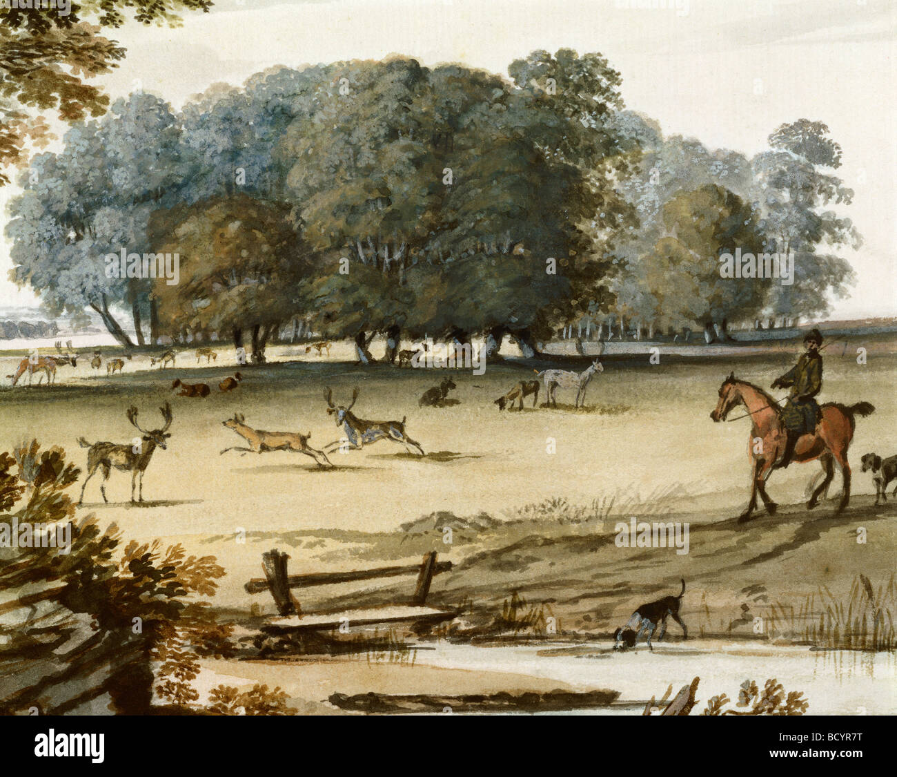 18th century deer park hi-res stock photography and images - Alamy