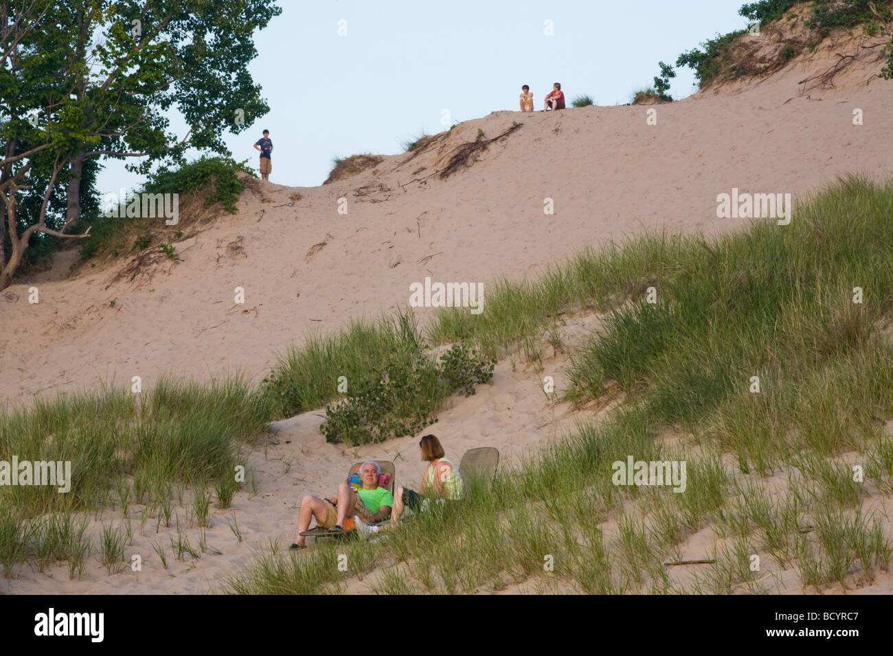 Indiana Dunes State Park and National Seashore Stock Photo - Alamy