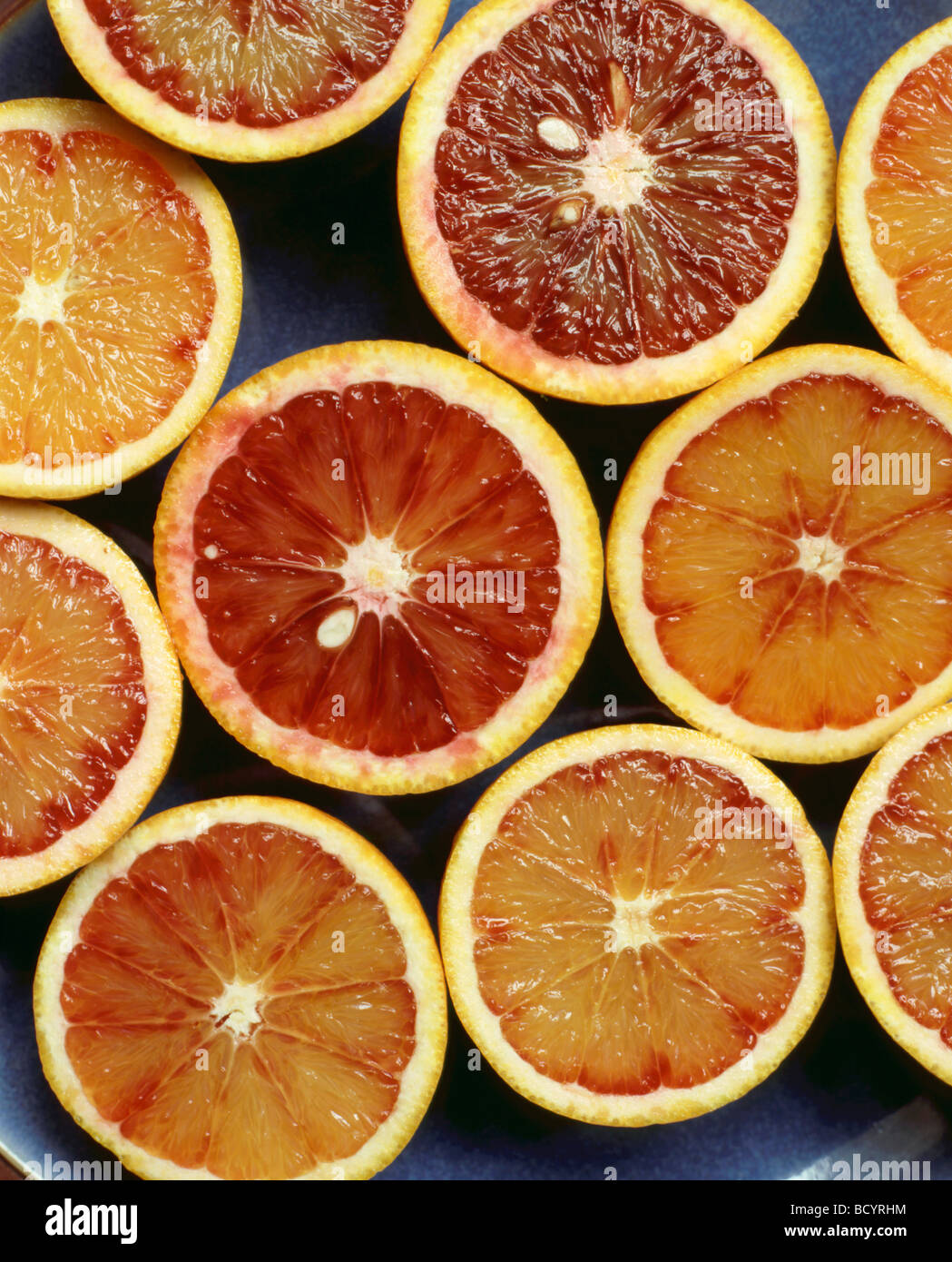 Food - Blood oranges cut in half Stock Photo - Alamy