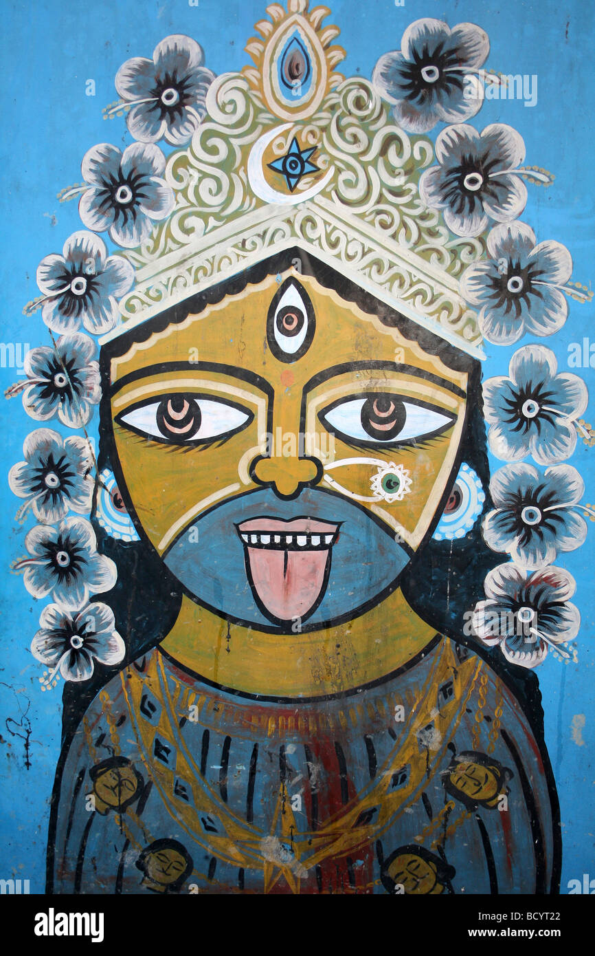 Abstract Hindu God Painting