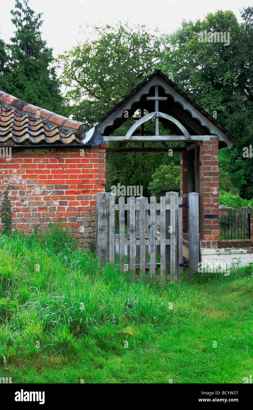 Eastern entrance gate to the Church of Saint Catherine at Ludham ...