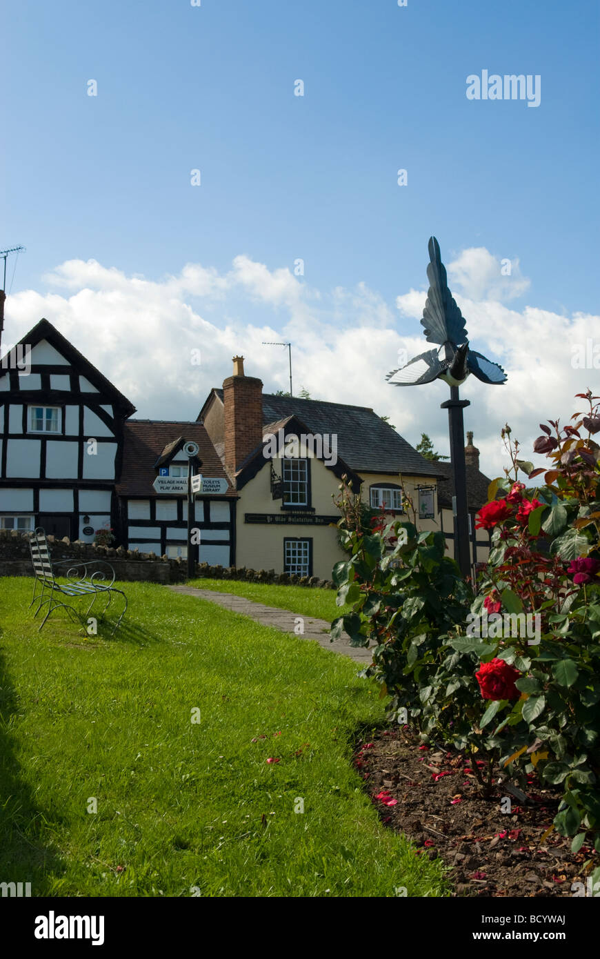 Ye Olde Salutation Inn and village centre Weobley Herefordshire England ... Ye Olde Salutation Inn and village centre Weobley Herefordshire England ...