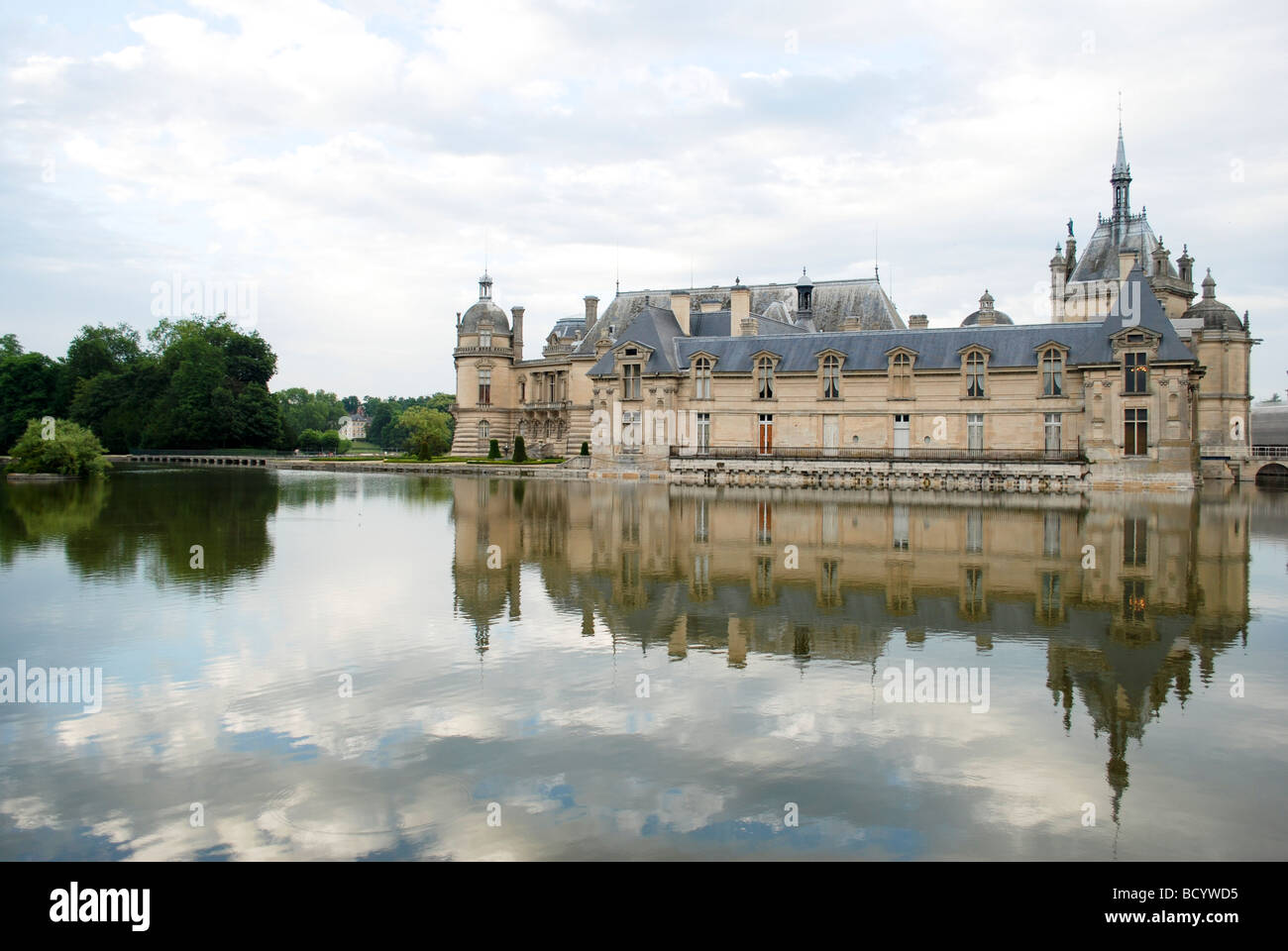 France Chantilly Château de Chantilly Stock Photo - Alamy