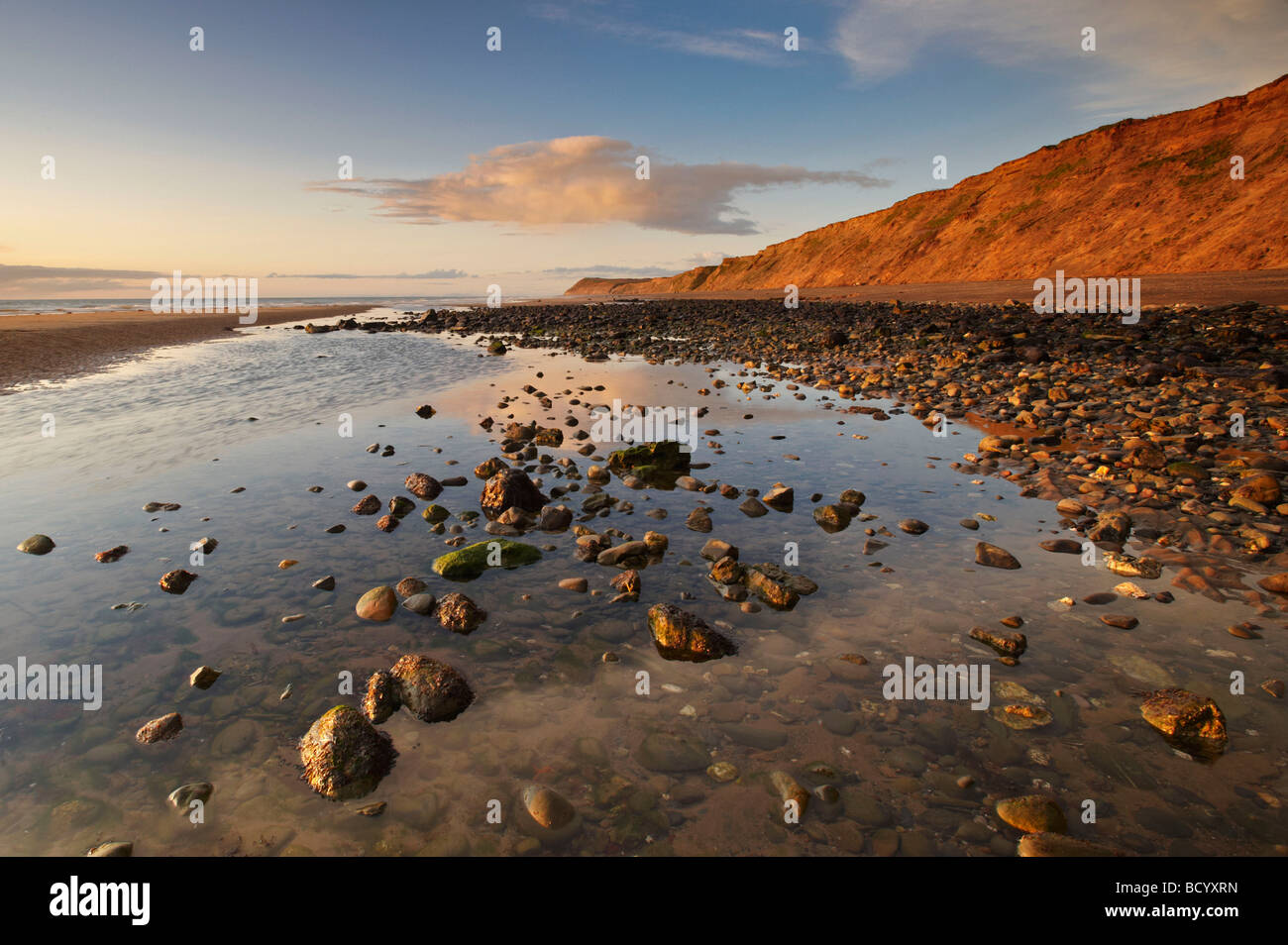 Glen Wyllin Kirk Michael Isle Of Man Stock Photo - Alamy