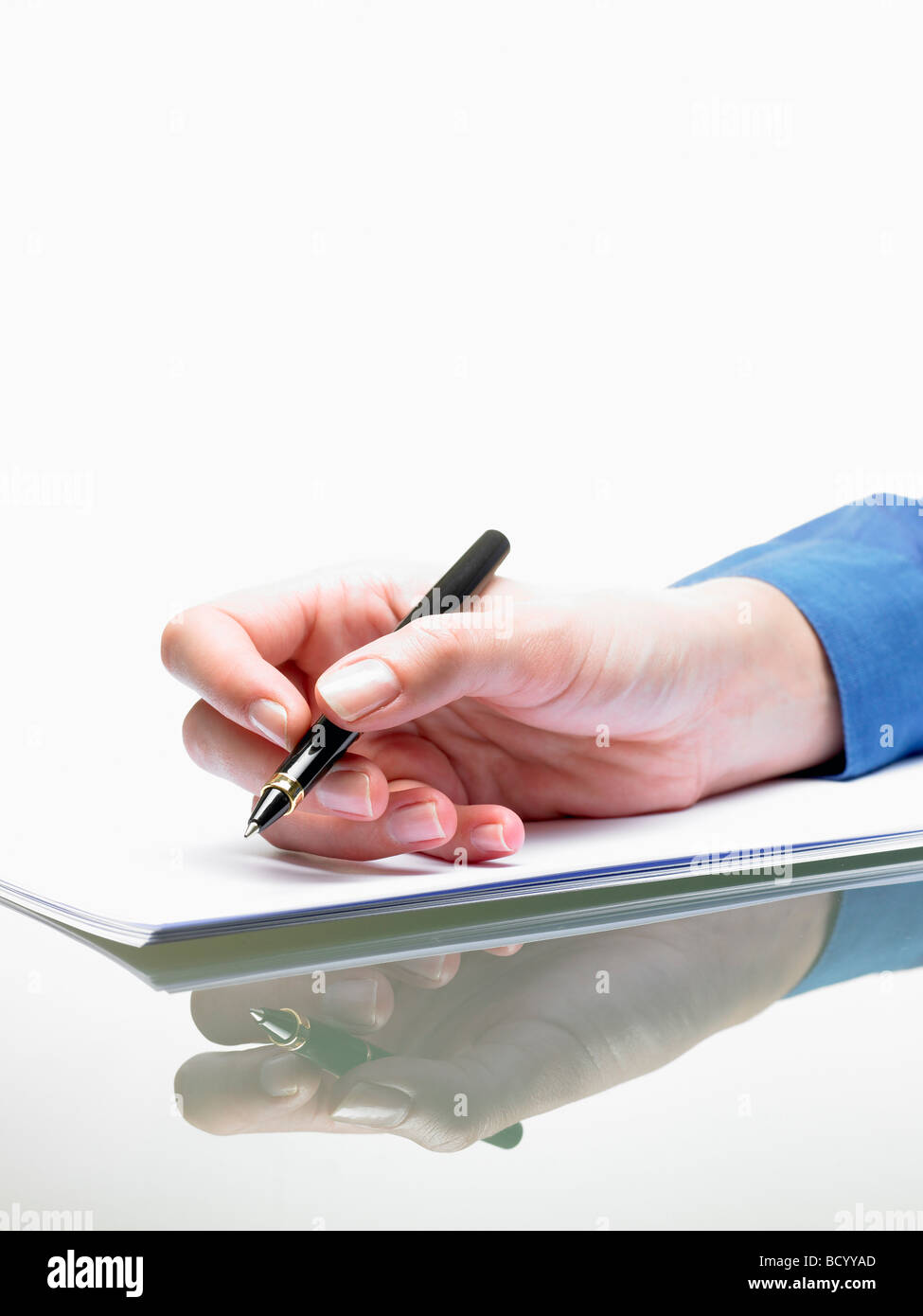Woman writing on hi-res stock photography and images - Alamy