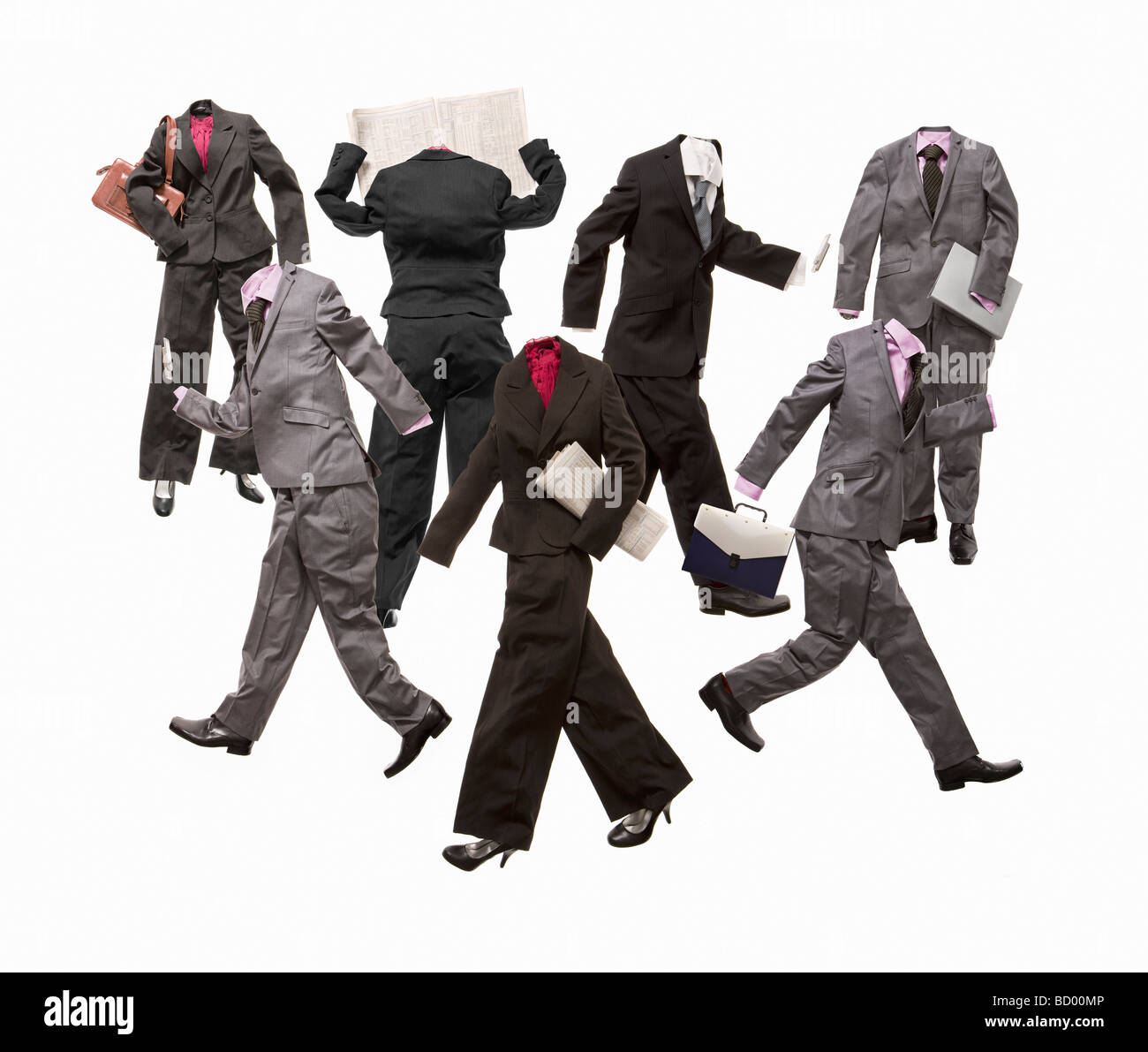 A crowd of business suits Stock Photo - Alamy