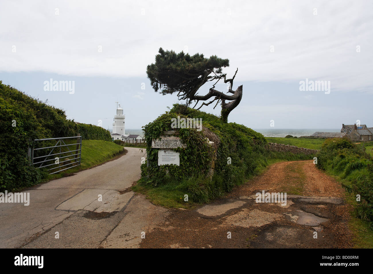 A view of the entrance to St Catherine's Lighthouse, Isle of Wight ...