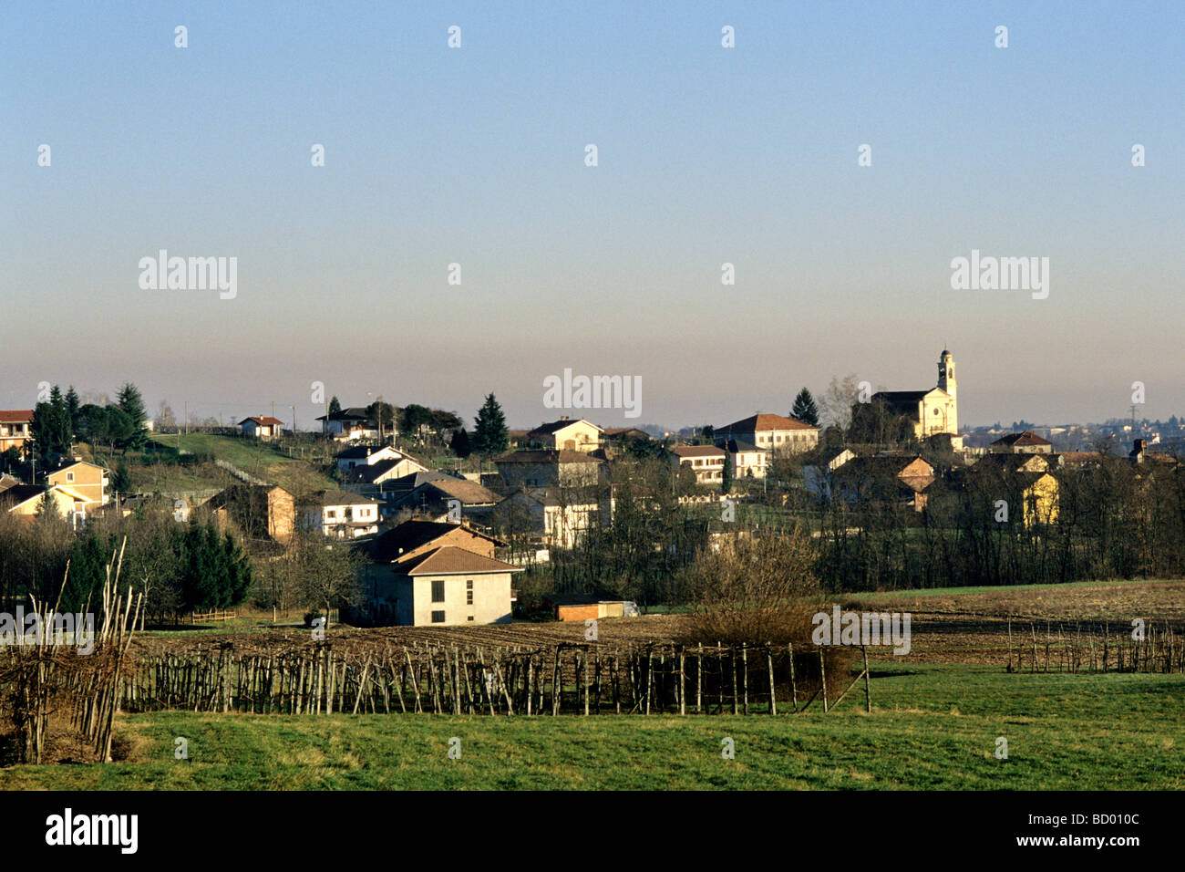 View of the Agrate Conturbia town Novara Italy Stock Photo - Alamy