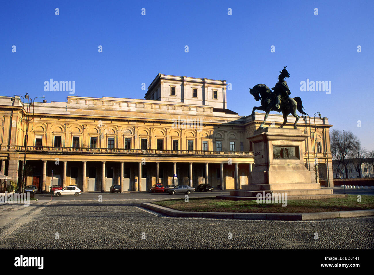 The Coccia Theatre to Novara Italy Stock Photo - Alamy