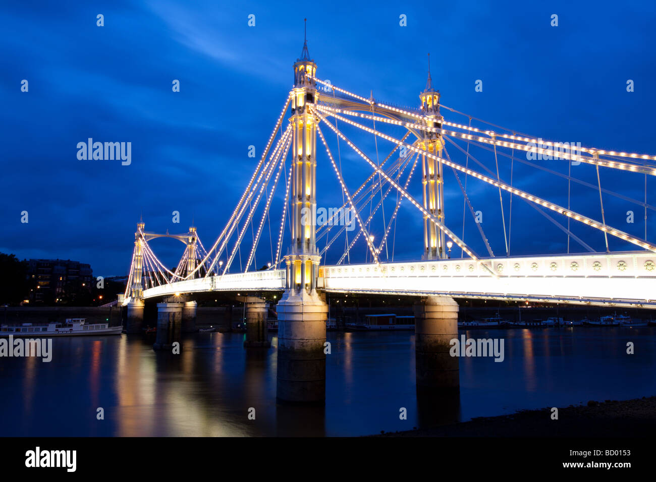 The Albert Bridge, London Stock Photo - Alamy