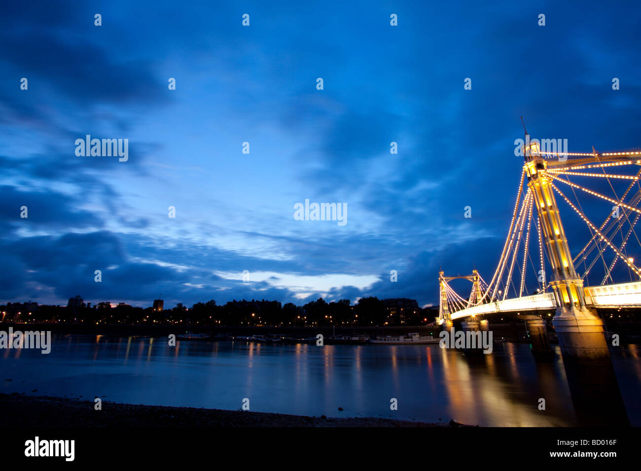 The Albert Bridge, London Stock Photo - Alamy