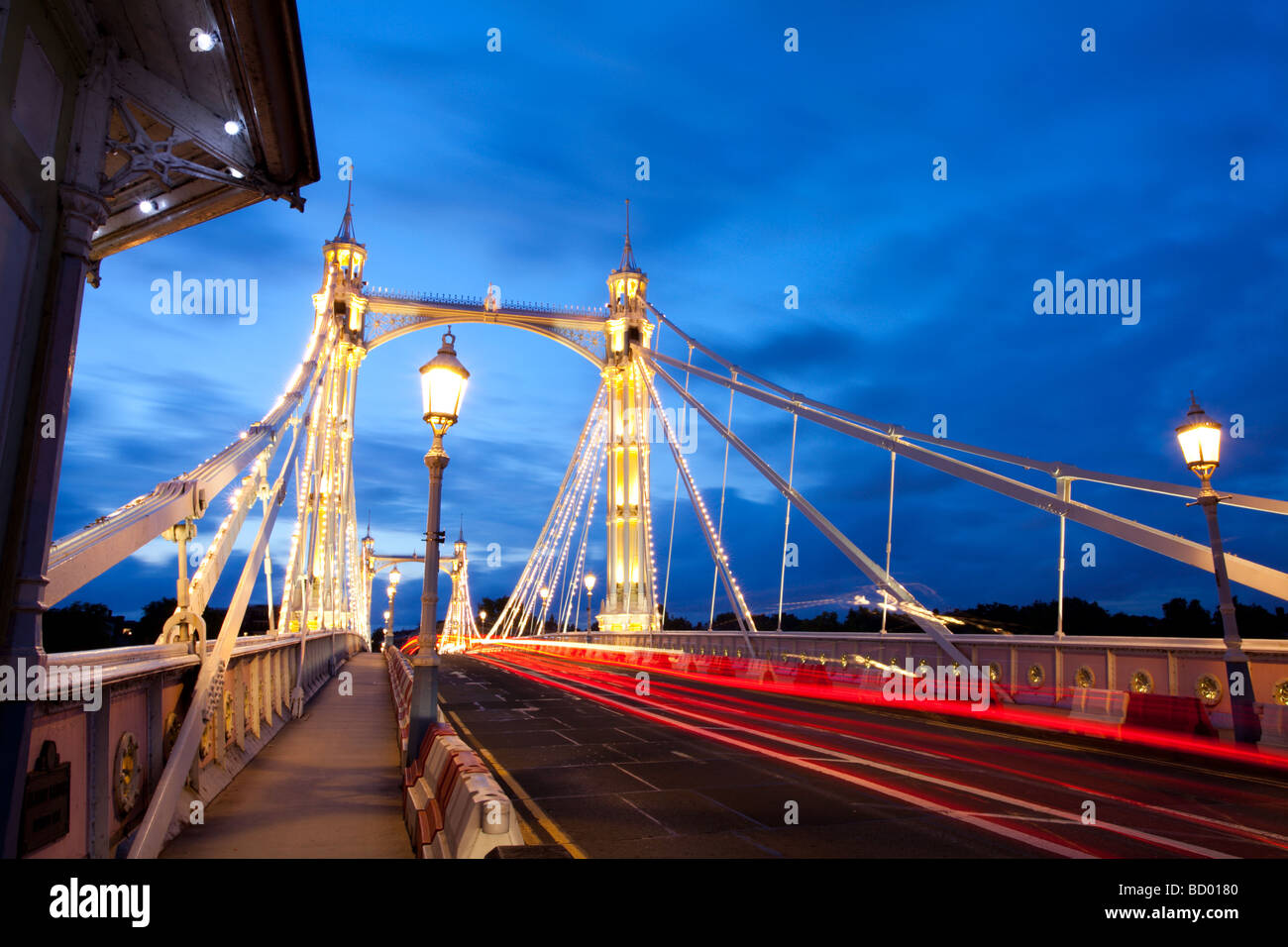 The Albert Bridge, London Stock Photo - Alamy