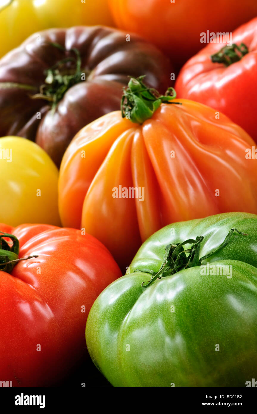 Multicoloured tomatoes hi-res stock photography and images - Alamy