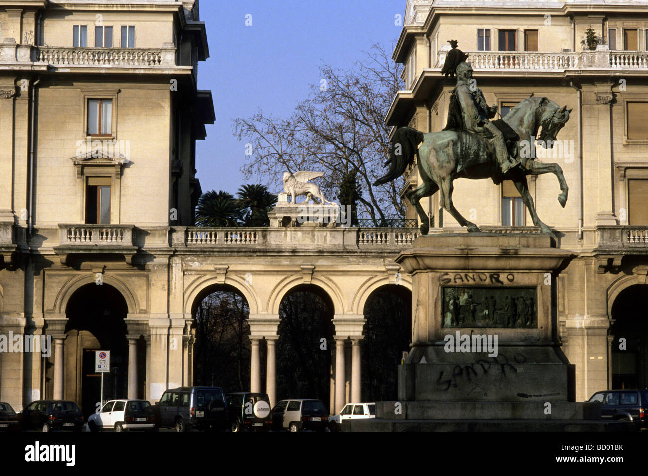 Historic centre of Novara Italy Stock Photo - Alamy