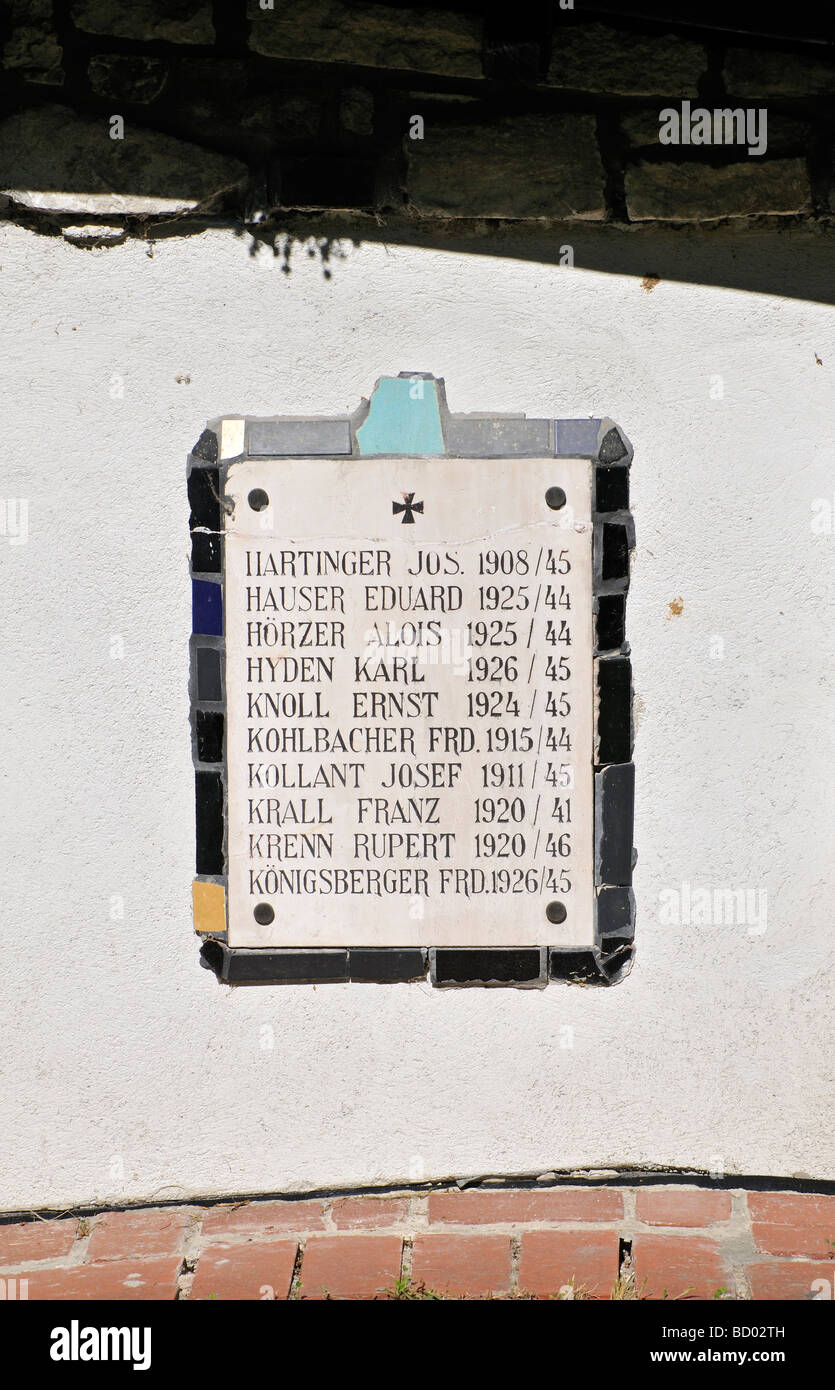 Memorial Tablets of Dead Wehrmacht Soldiers at St Saint Barbara Kirche ...