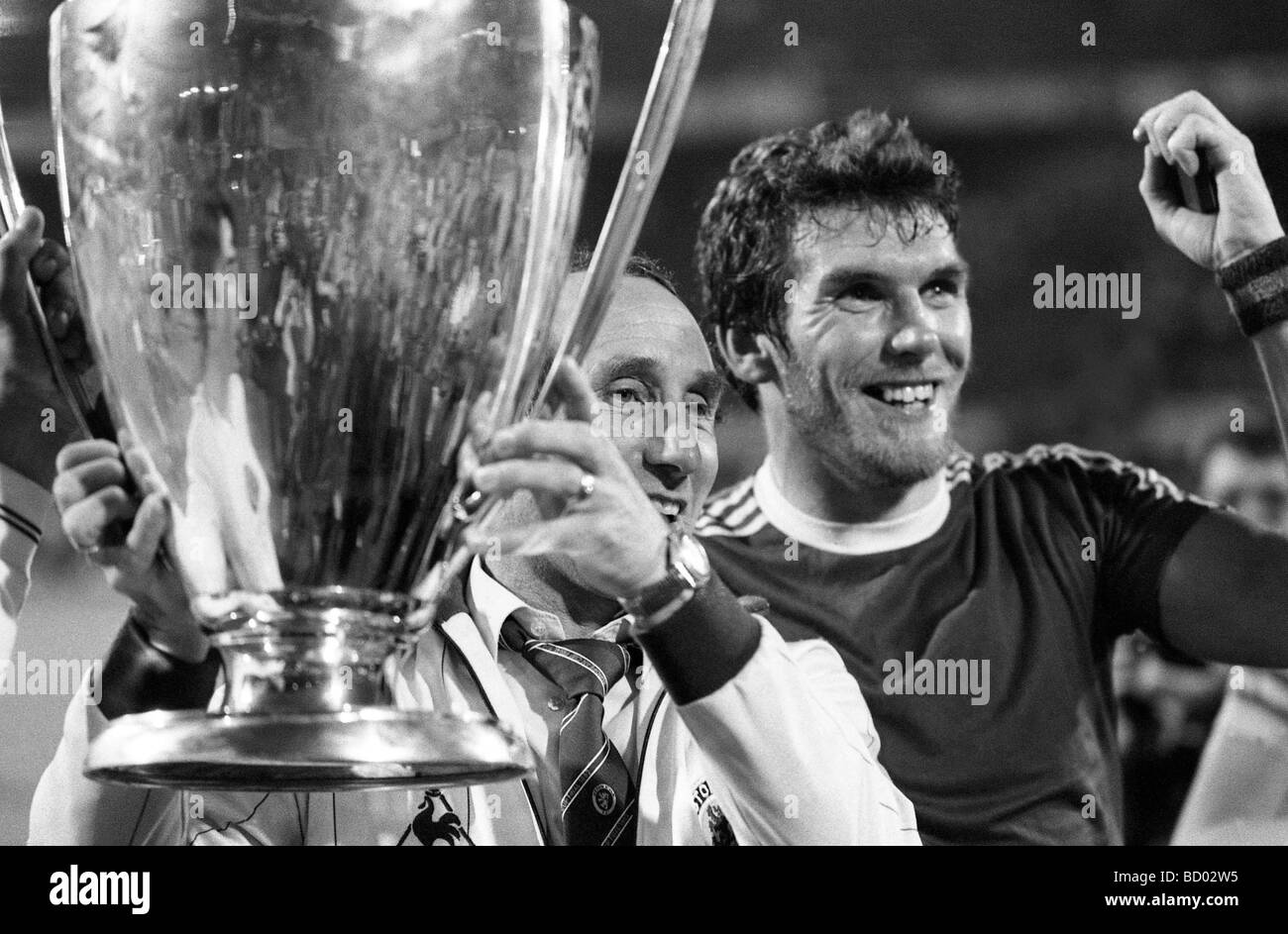 European Cup Final in Rotterdam 26 5 82 Aston Villa manager Tony Barton ...