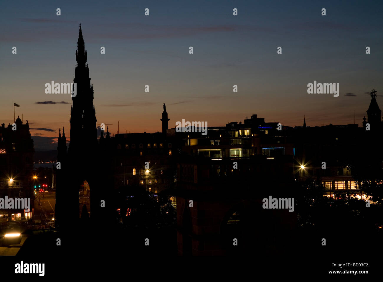 Edinburgh sunset hi-res stock photography and images - Alamy