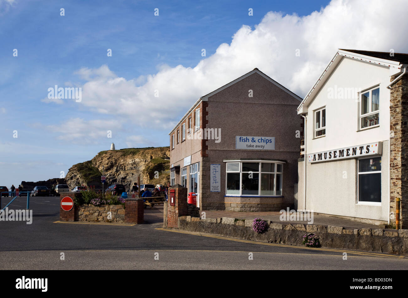 Portreath car park hi-res stock photography and images - Alamy