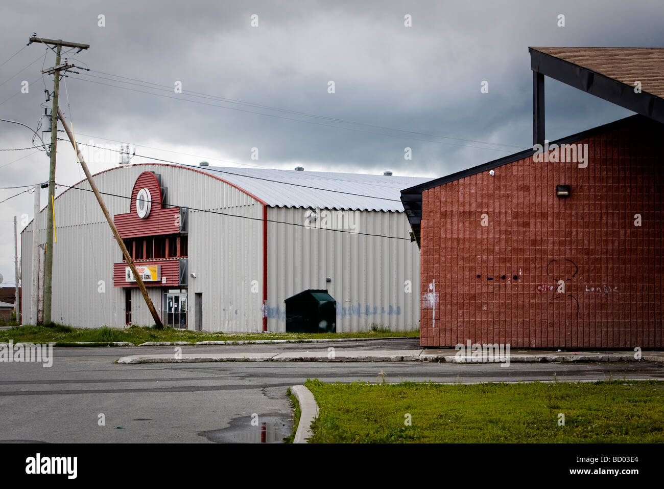 The Chiefs memorial arena is pictured in the Waswanipi Cree reserve in ...