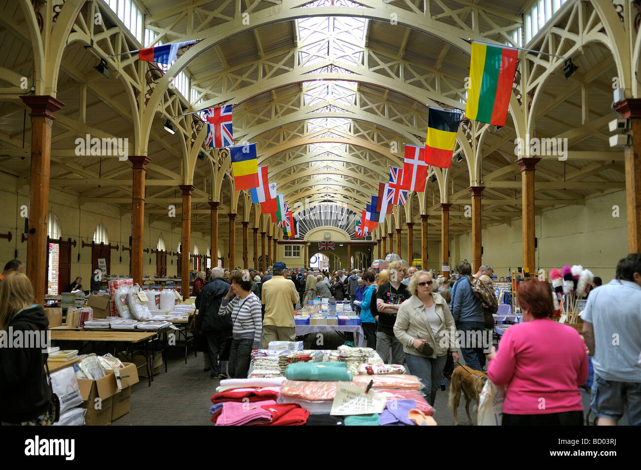 The Pannier Market in Barnstaple, Devon Stock Photo - Alamy