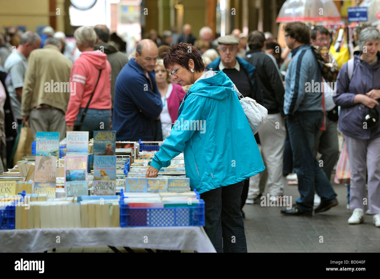 The Pannier Market in Barnstaple, Devon Stock Photo - Alamy