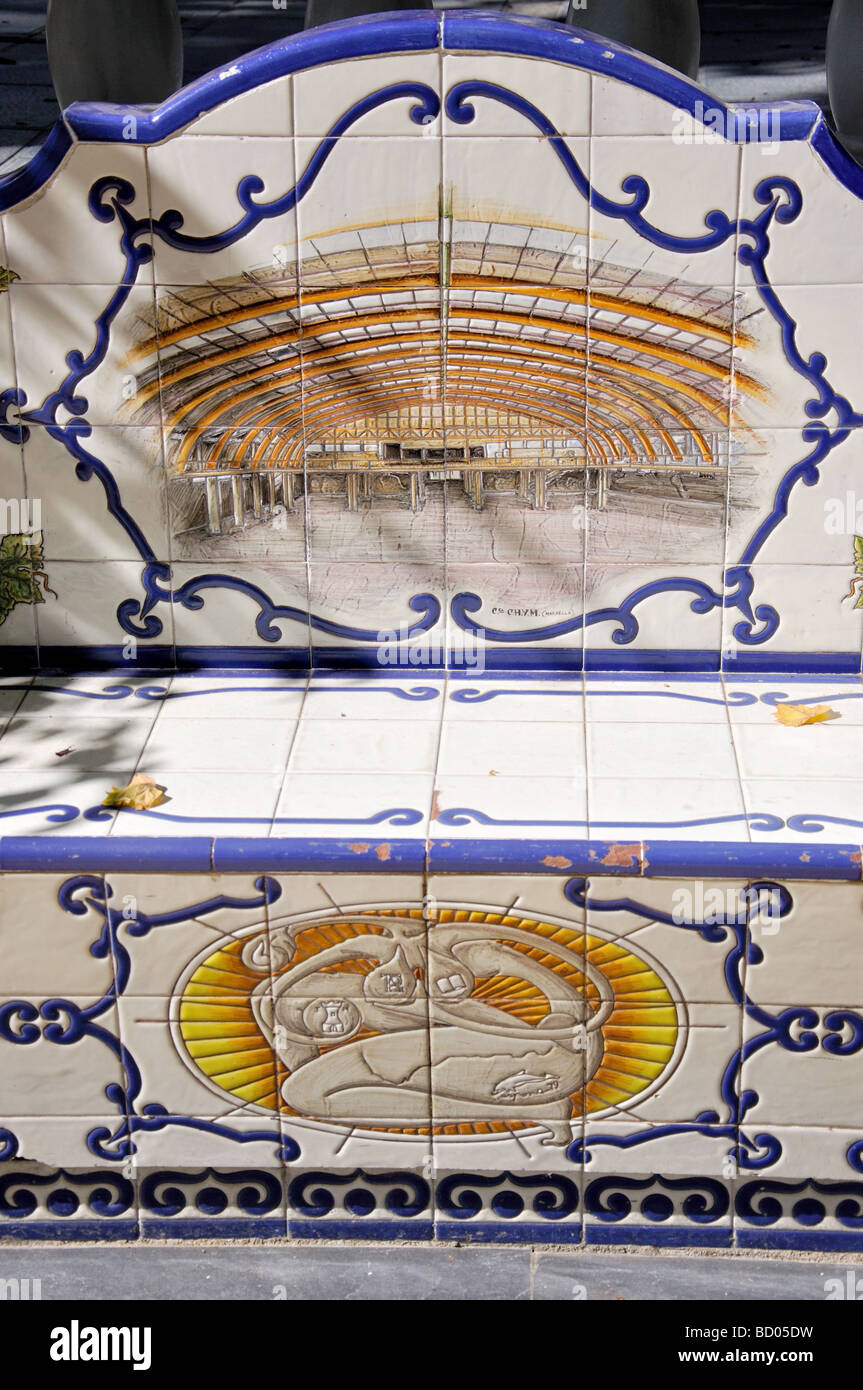 Ceramic bench alameda park marbella hi-res stock photography and images ...