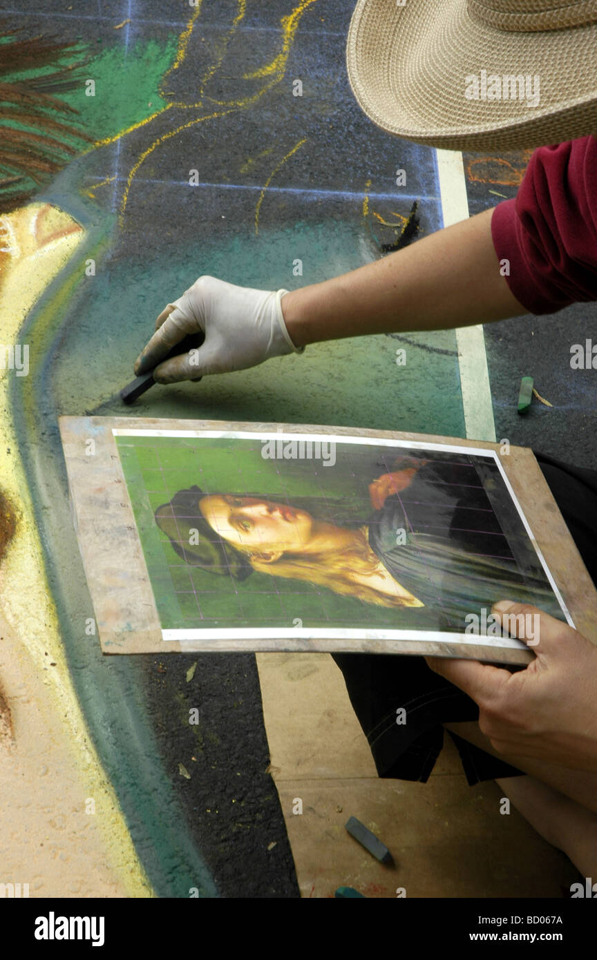 Chalk art festival santa barbara hi-res stock photography and images ...