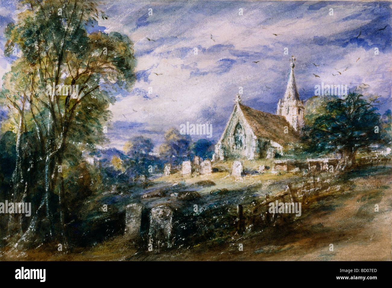 Churchyard Painting