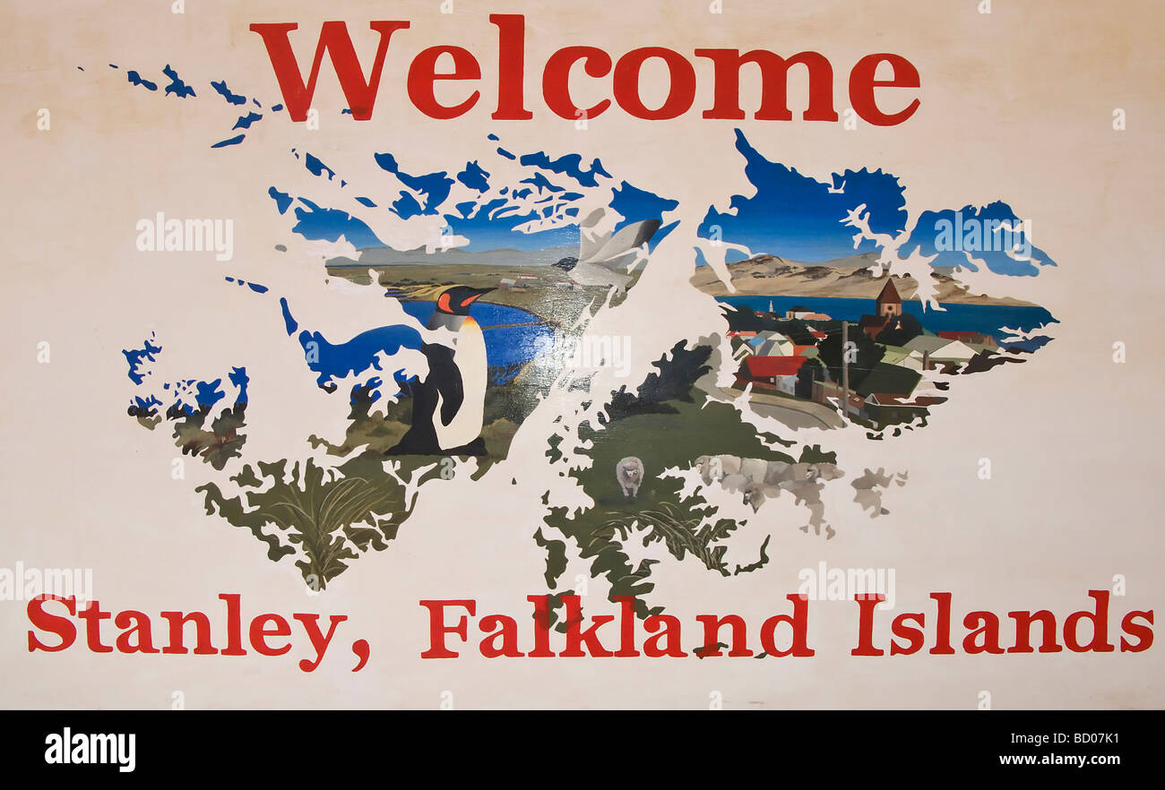 Map of stanley hi-res stock photography and images - Alamy