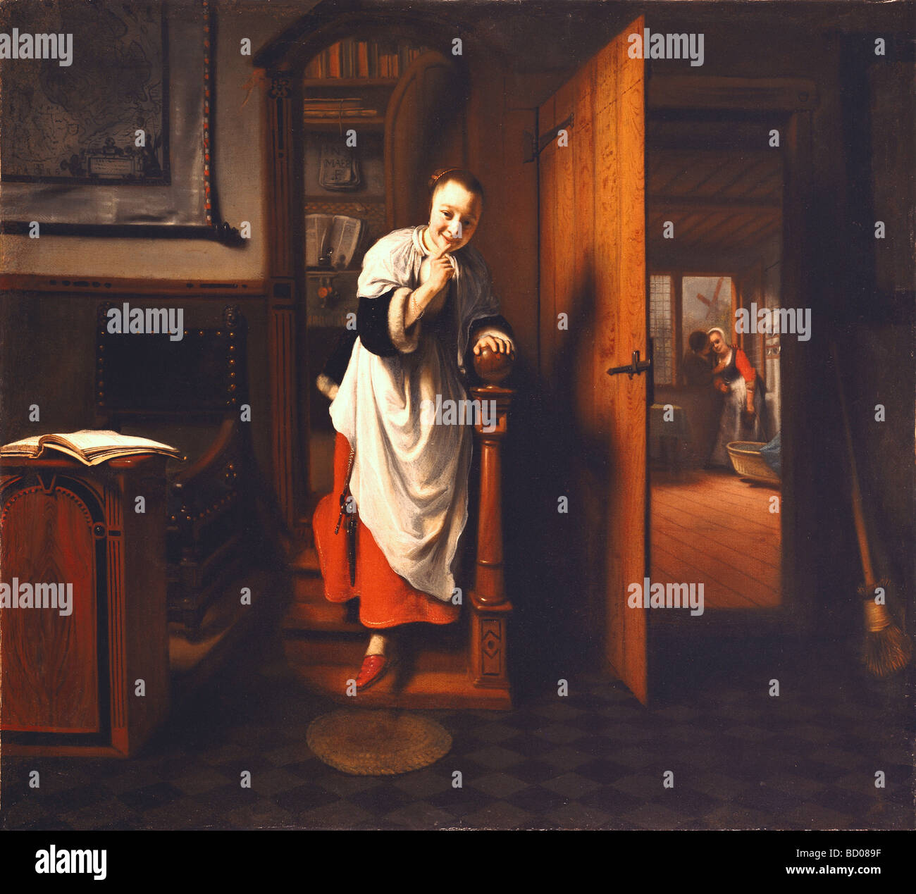Nicolaes maes eavesdropper hi-res stock photography and images - Alamy