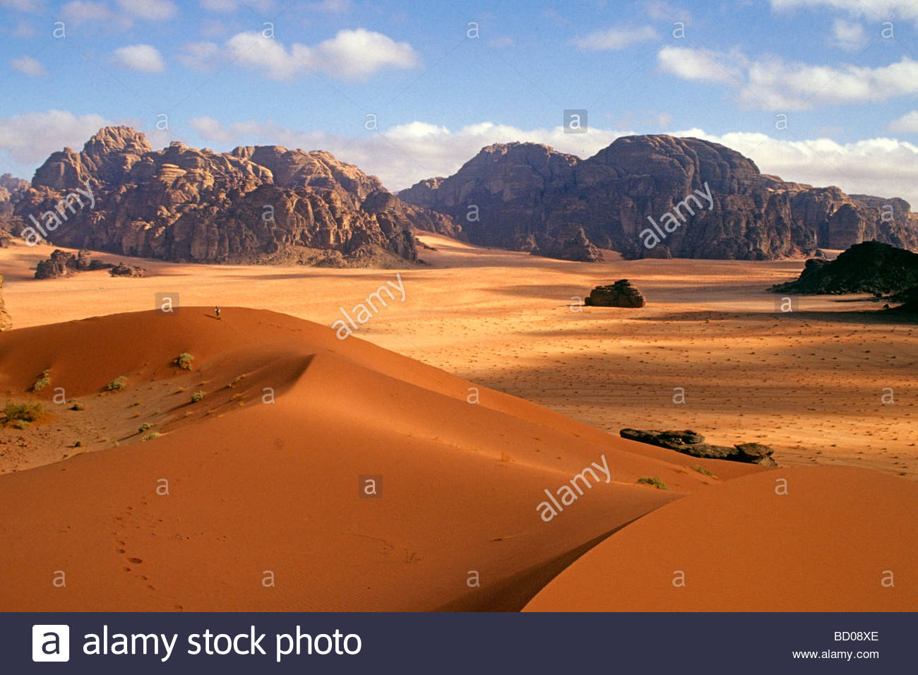 An nafud desert exact location map