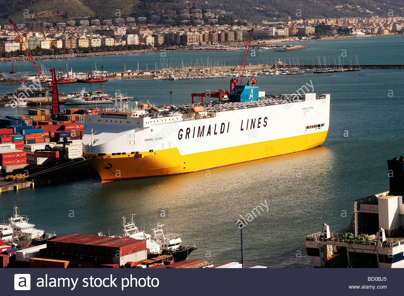 Grimaldi Lines Ship High Resolution Stock Photography and Images - Alamy