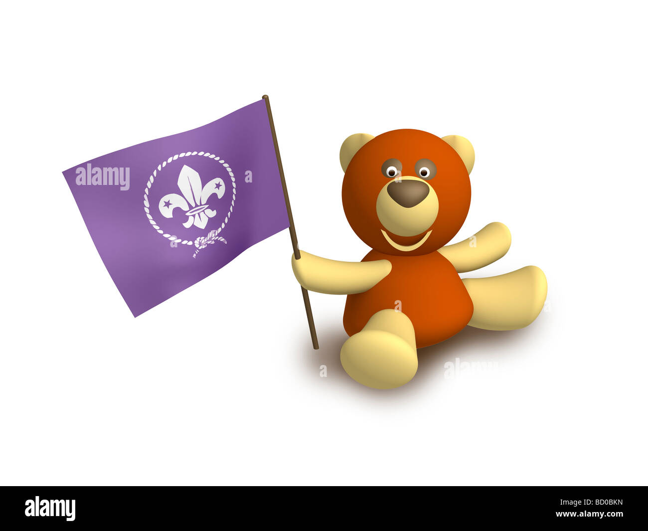 Scouts and Guides flag Stock Photo - Alamy