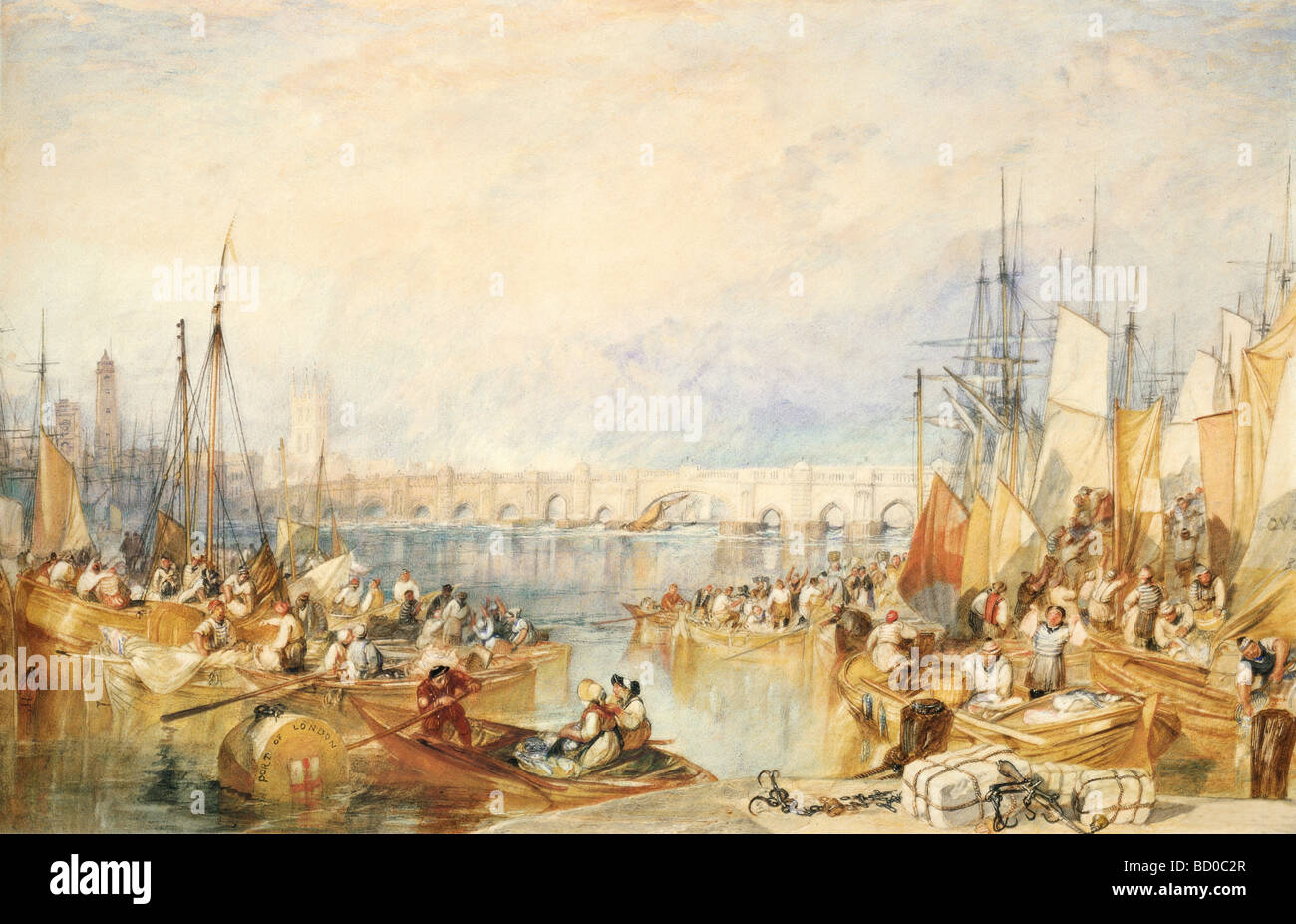 The port of london 18th century hi-res stock photography and images - Alamy