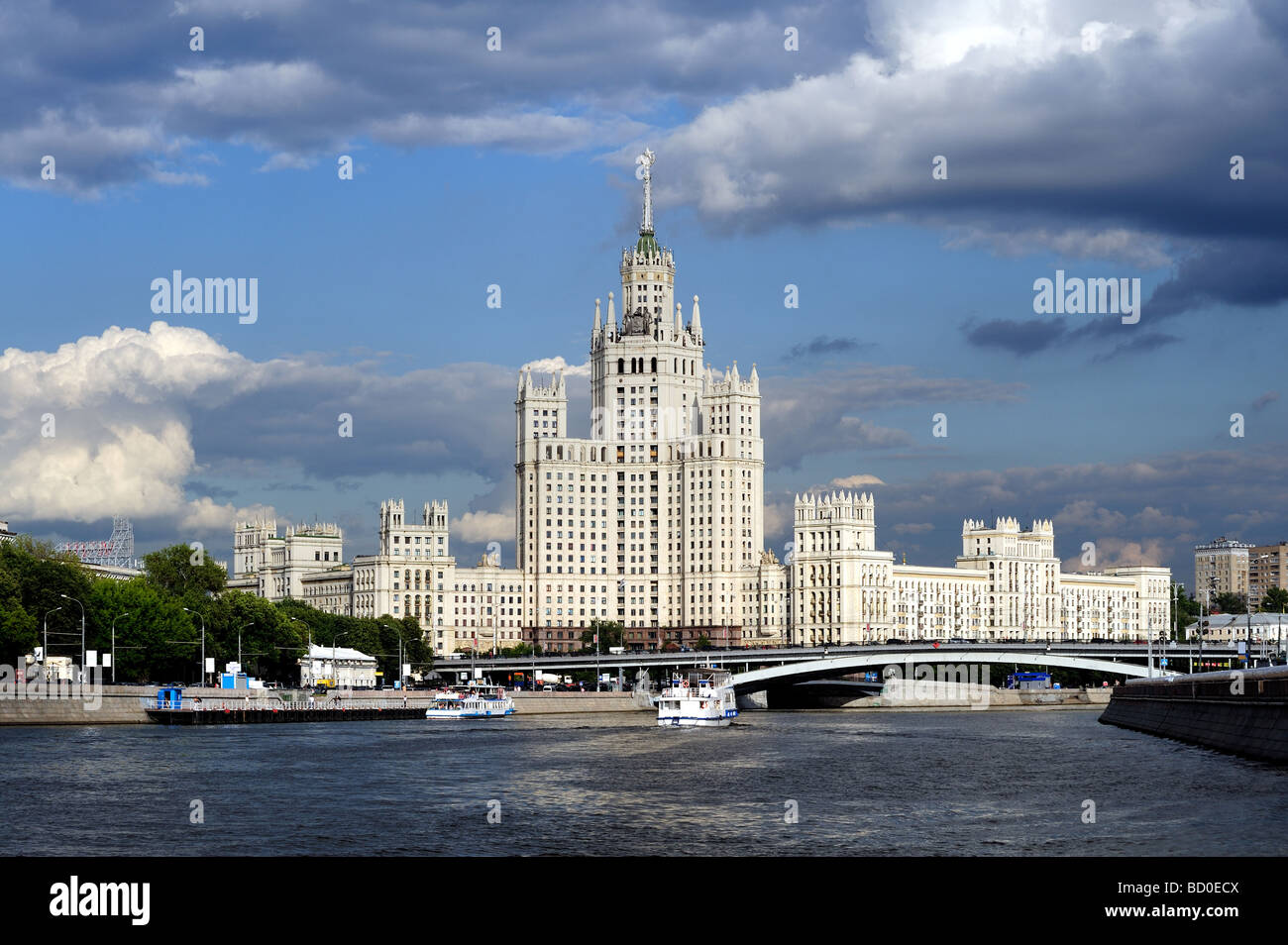 Moscow skyscraper building of stalin era Stock Photo - Alamy