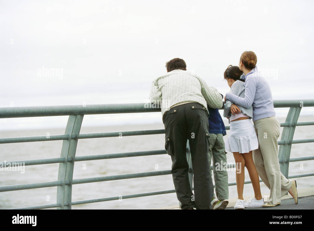 Seawall railing hi-res stock photography and images - Alamy