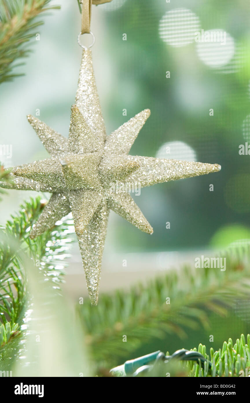 Star Christmas ornament Stock Photo - Alamy