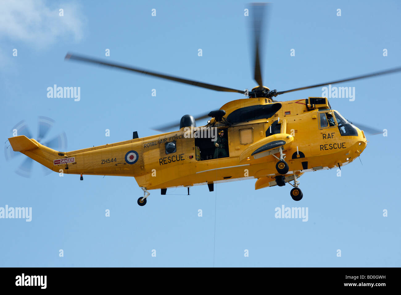 RAF Rescue Helicopter Swansea Airshow Wales UK Stock Photo - Alamy