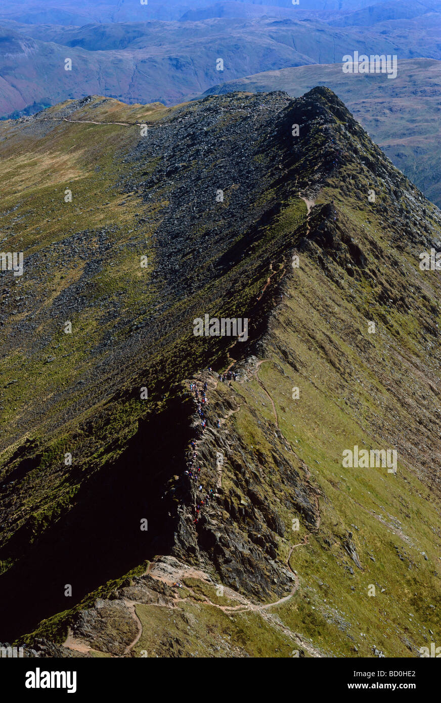 Striding edge lake district hi-res stock photography and images - Alamy