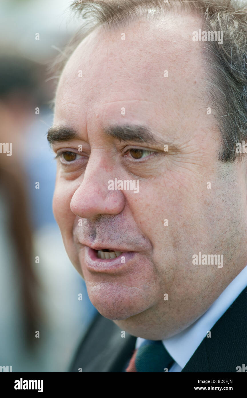 Alex Salmond, Scotland's First Minister at The gathering 2009 Stock ...