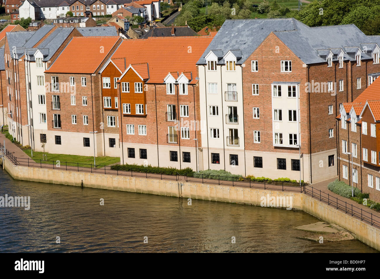 New Riverside Housing, Whitby, Yorkshire, England, UK Stock Photo - Alamy
