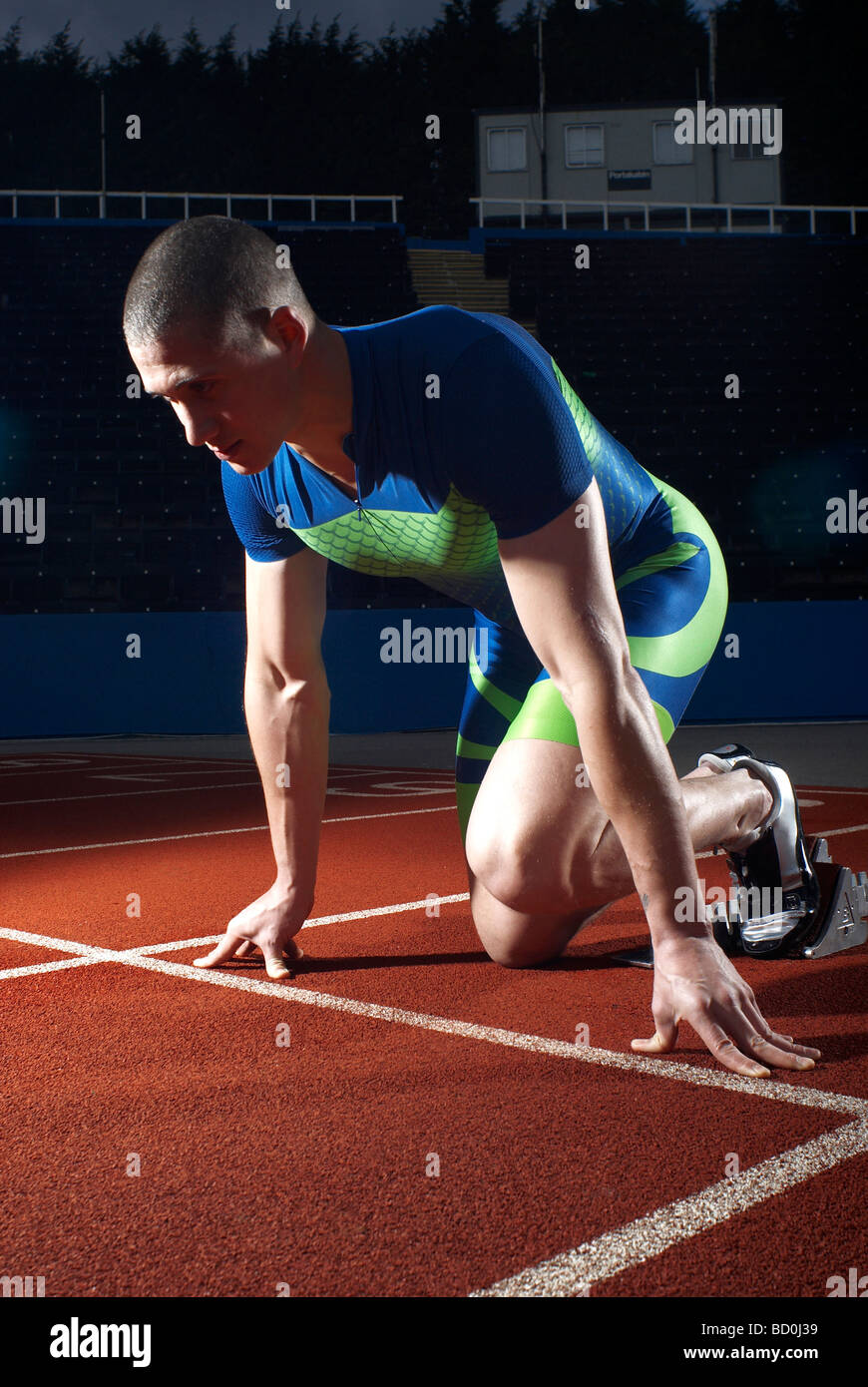 Mixed race start line sport hi-res stock photography and images - Alamy