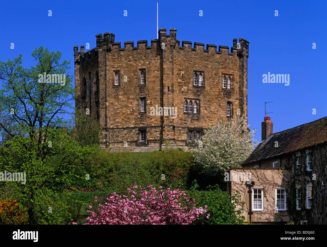 The Keep, Durham Castle, Durham City, County Durham, England Stock ...