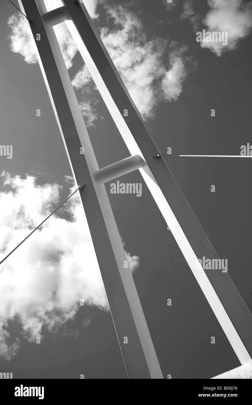 The new Infinity Bridge in Stockton on Tees, Teesside, England Stock ...