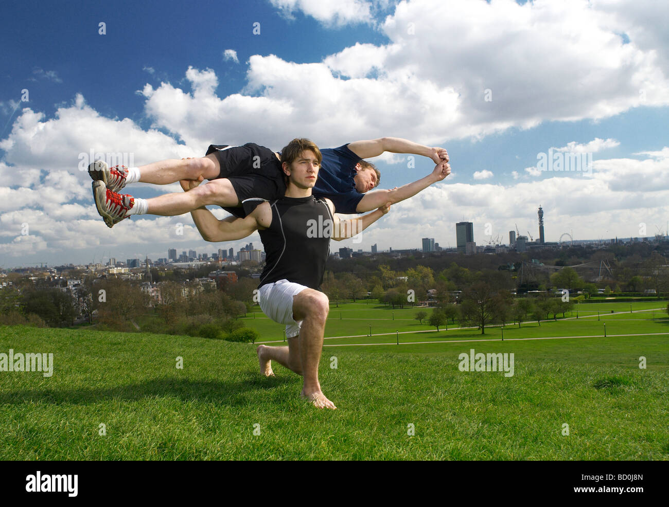 Power lunging hi-res stock photography and images - Alamy