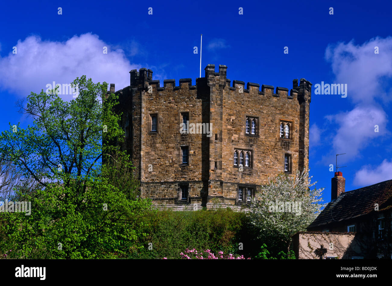 The Keep, Durham Castle, Durham City, County Durham, England Stock ...