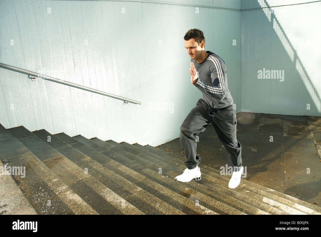 Stair Running High Resolution Stock Photography and Images - Alamy