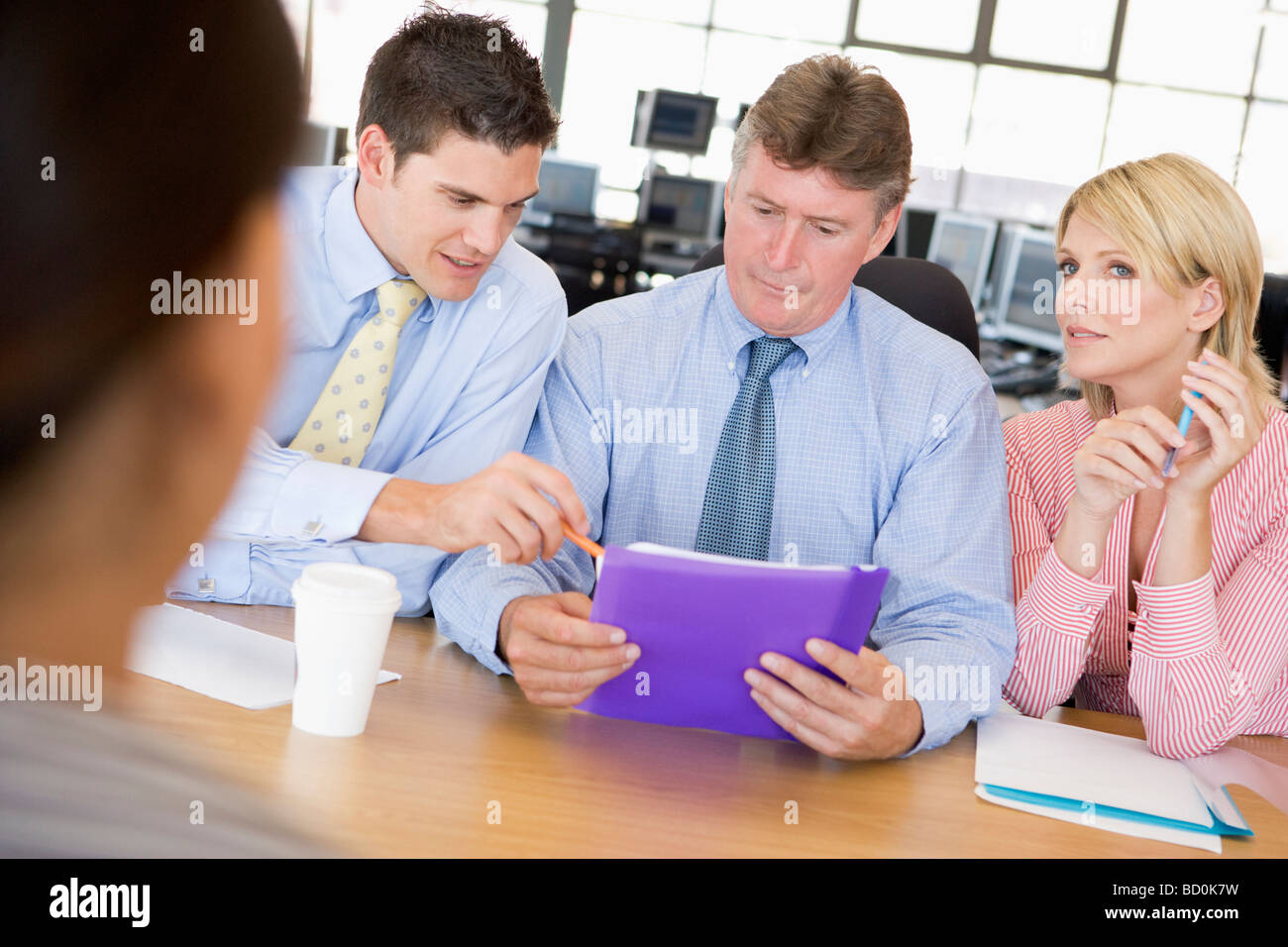 Serious job interview panel hi-res stock photography and images - Alamy